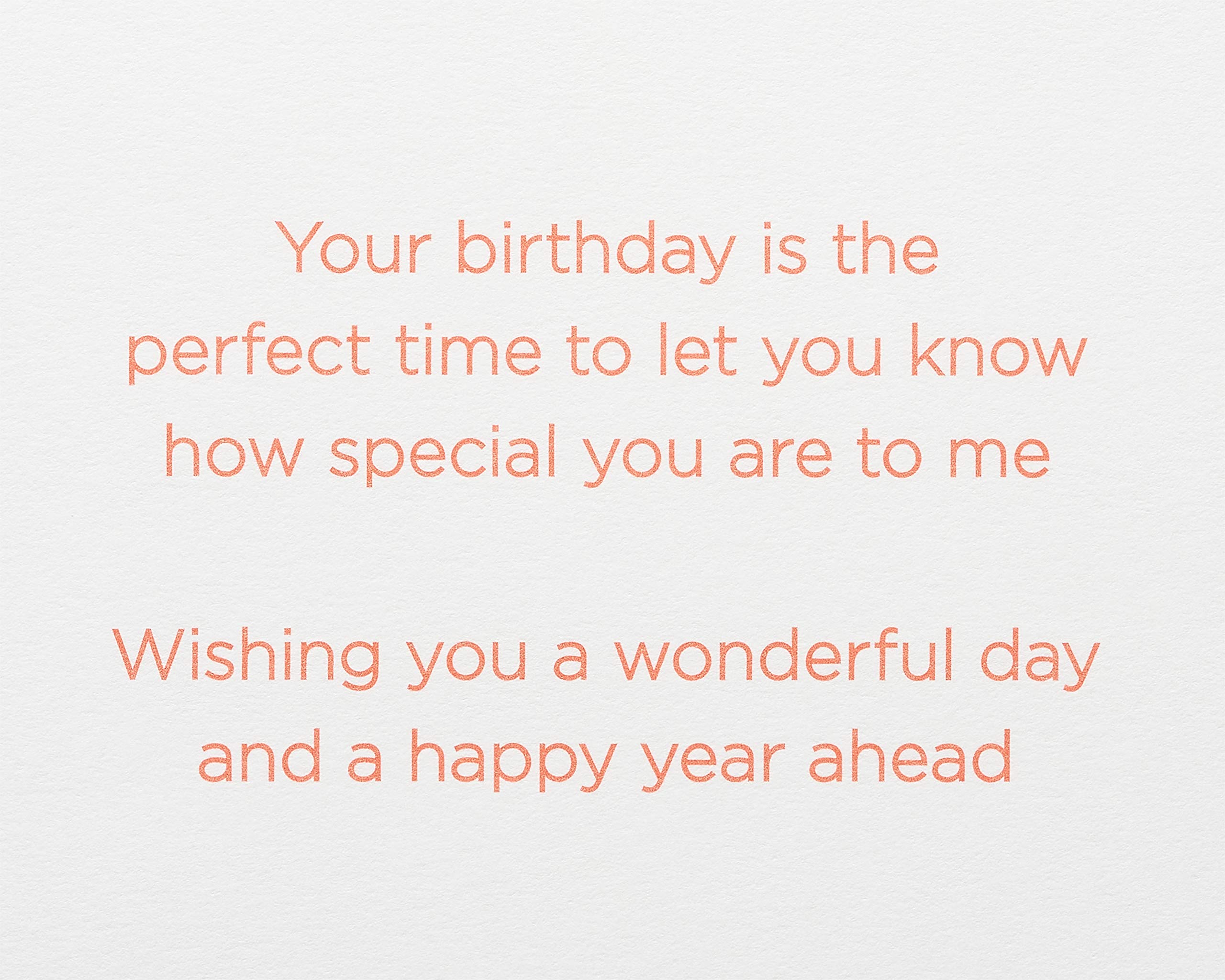 Papyrus Birthday Card (How Special You Are)