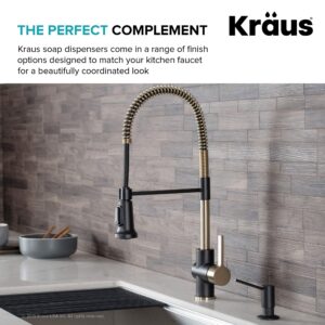 KRAUS Kitchen Soap and Lotion Dispenser in Brushed Brass, KSD-41BB