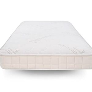 Naturepedic 2-in-1 Organic Kids Mattress - Twin Trundle Mattress with Quilted Top and Waterproof Layer - Firm Mattress for Kids - Universal Comfort Mattress for Trundle Bed and Bunk Bed