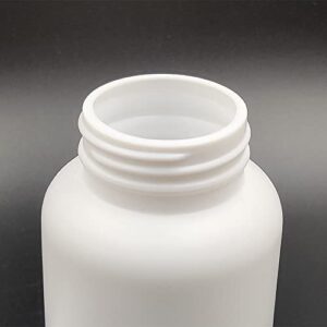 Othmro 20Pcs 5.07oz PE Plastic Containers Lab Chemical Reagent Bottles 150ml Wide Mouth Storage Bottles 32.5mm ID Round Sample Liquid Storage Container Sealing Bottles with Cap for Food Stores White