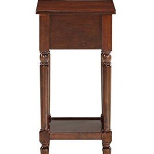 Convenience Concepts French Country Khloe 1 Drawer Accent Table with Shelf, Espresso