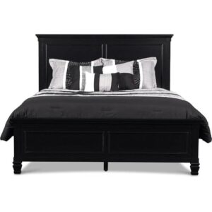 New Classic Furniture Tamarack Wood Twin Bed, Black