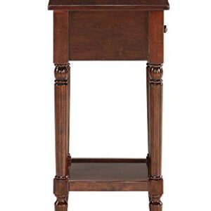 Convenience Concepts French Country Khloe 1 Drawer Accent Table with Shelf, Espresso