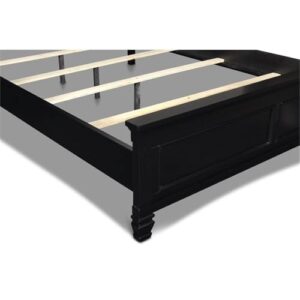 New Classic Furniture Tamarack Wood Twin Bed, Black