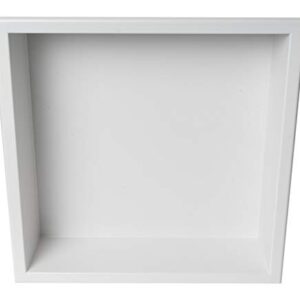 ALFI brand ABNC1616-W Shower Niche, 16"L x 16"W x 4"H, Matte White