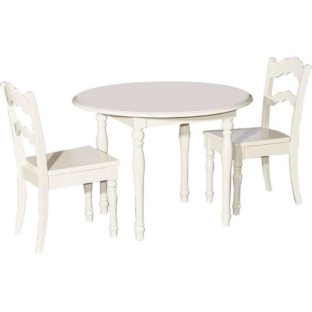 BOWERY HILL Table and 2 Chairs in Vanilla