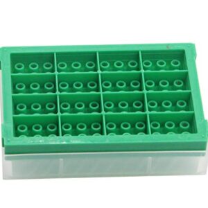 PCR Tube Rack for 0.2ml Micro-Tubes, 8 x 12 Array Pack of 5(Blue/Light Blue/Yellow/Purple/Green)