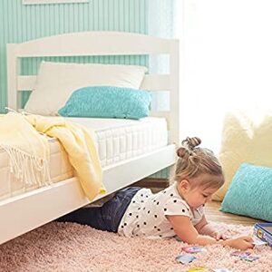 Naturepedic 2-in-1 Organic Kids Mattress - Twin Trundle Mattress with Quilted Top and Waterproof Layer - Firm Mattress for Kids - Universal Comfort Mattress for Trundle Bed and Bunk Bed