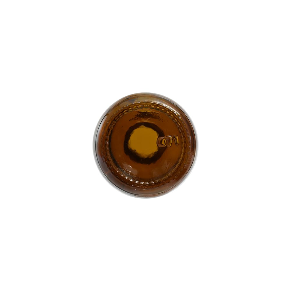 (Pack of 80) 2 oz. Amber Boston Round with Black Glass Dropper