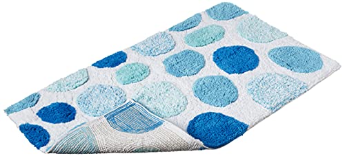 Saffron Fabs SFBR1374S Rug for Bathroom, 34" X 21", Blue