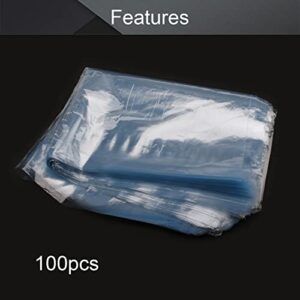 Othmro Shrink Bags, PVC Heat Shrink Wrap Bags, 40 x 50cm Shrinkable Wrapping Packaging Bags Industrial Packaging Sealer Bags,Light Blue 100pcs