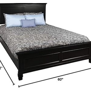 New Classic Furniture Tamarack Wood Twin Bed, Black