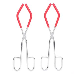 beaker tongs tool supplies 9.8in length with rubber coated ends for 50ml - 1000ml capacity beaker