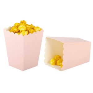 we moment pink mini popcorn boxes,pack of 36