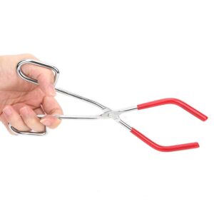 Beaker Tongs Tool Supplies 9.8in Length with Rubber Coated Ends for 50mL - 1000mL Capacity Beaker