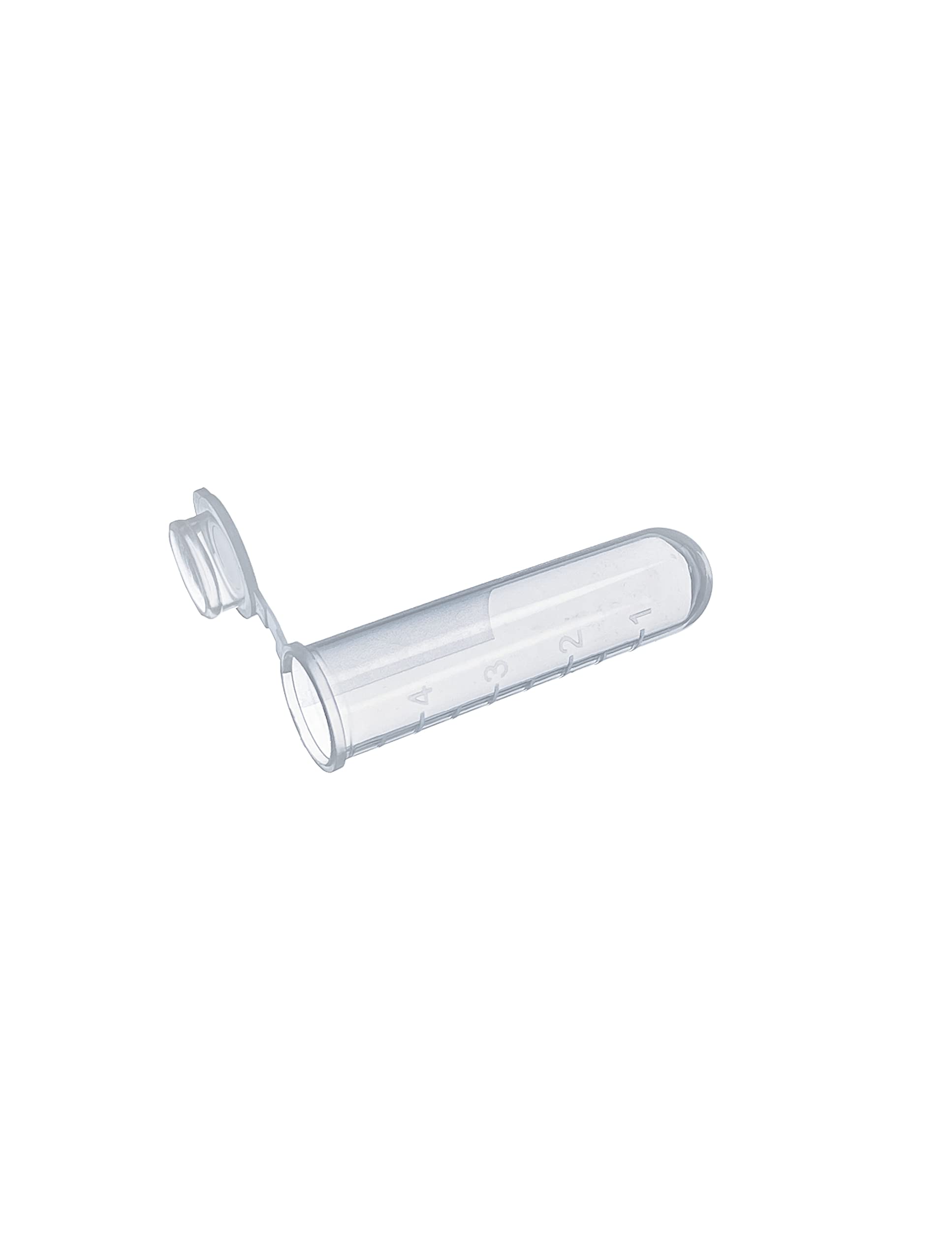 5ml 300 PCS Plastic EP Tube Round Bottom Centrifuge Tube, Graduated Centrifuge Tube with Snap Cap Polypropylene, Autoclavable (Clear)