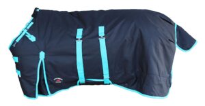 challenger 60" 1200d turnout waterproof horse winter blanket heavy belly band 550b