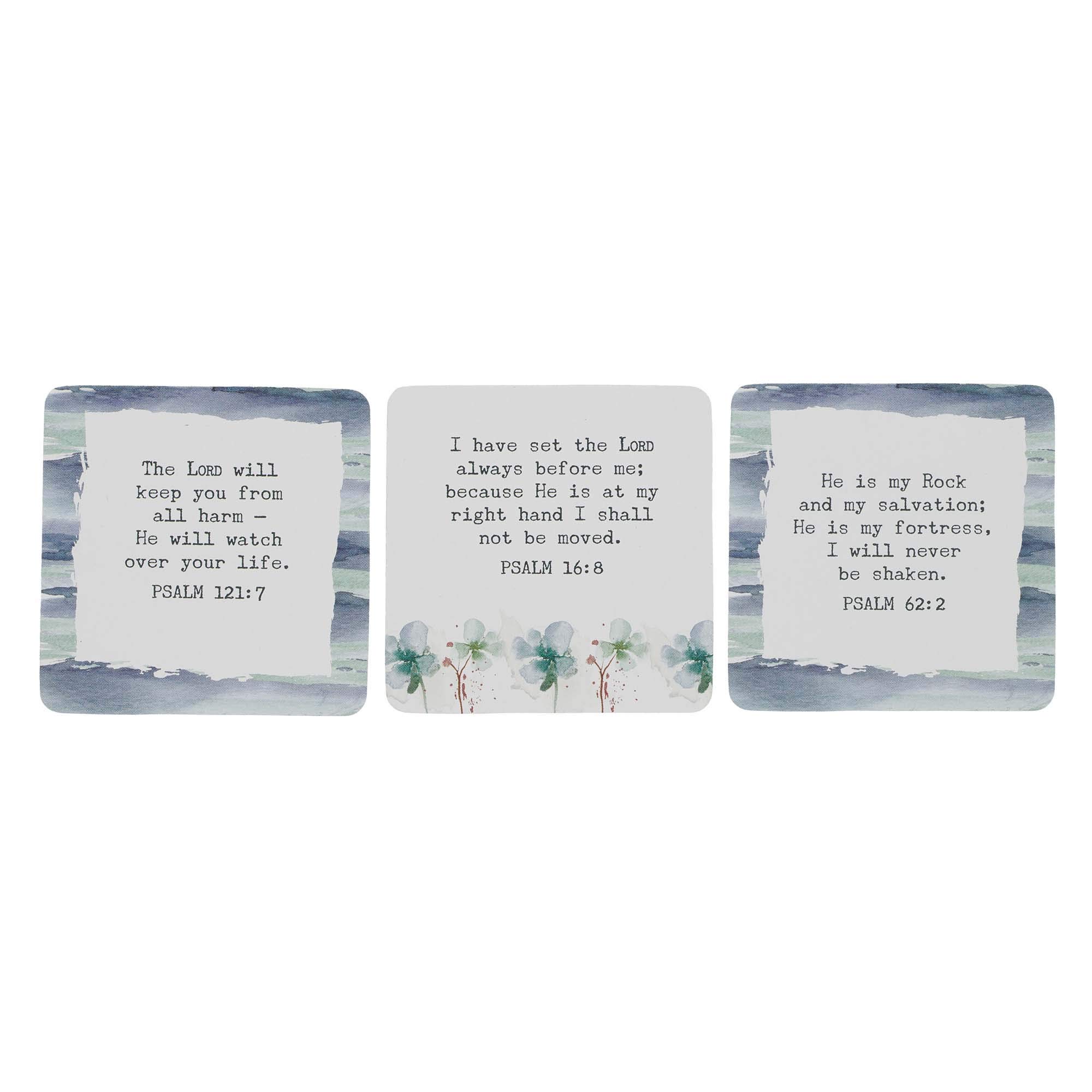 Christian Art Gifts Scripture Prayer Cards In Tin | Grace Notes For Today – 50 Double Sided Cards | Bible Verse Encouraging Gift for Women