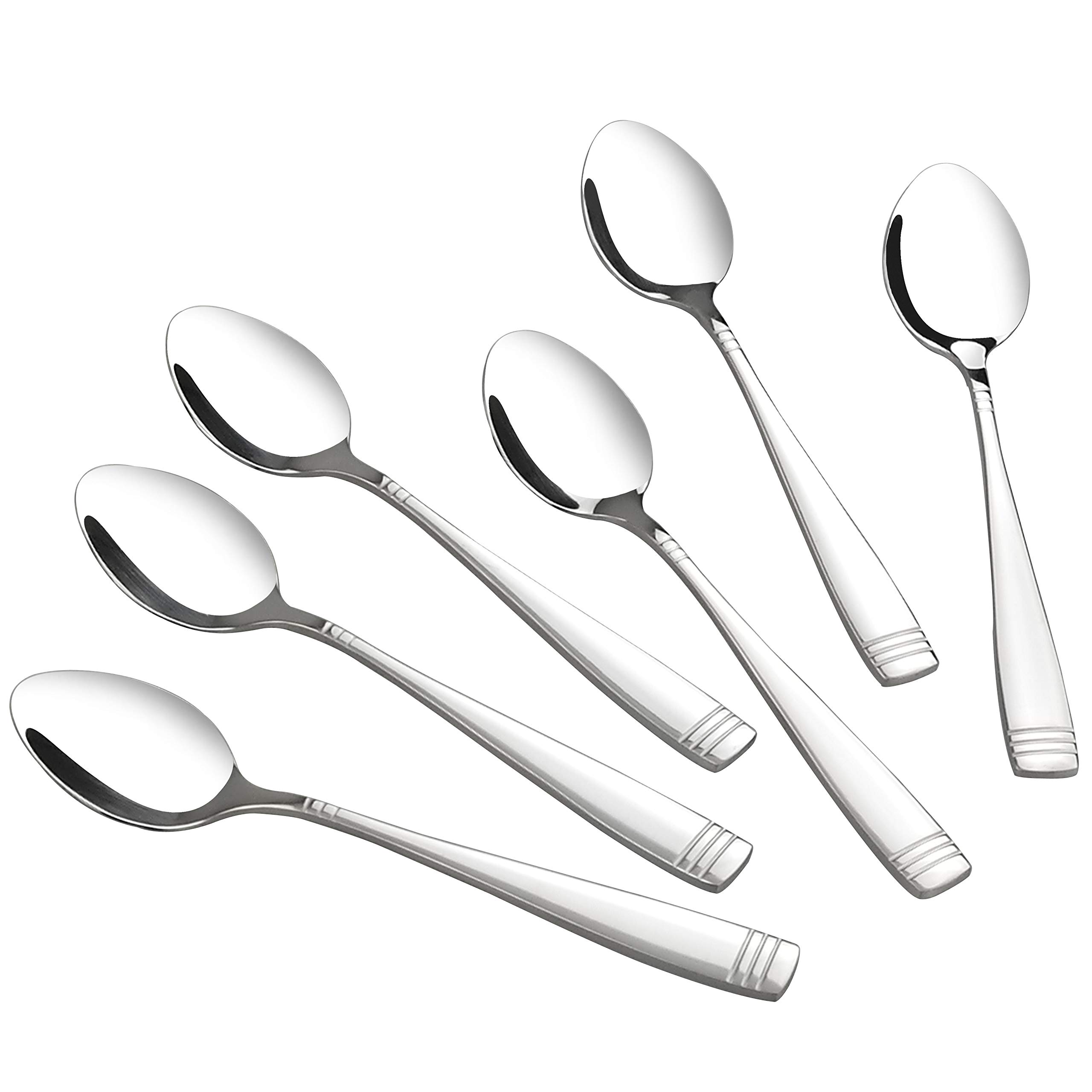 Obstnny 12-Piece Stainless Steel Tea Spoon Set, Small Spoons