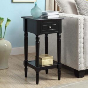 Convenience Concepts French Country Khloe 1 Drawer Accent Table with Shelf, Espresso