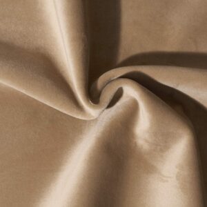 55 inch wide solid heavy upholstery soft velvet fabric color beige by the yard