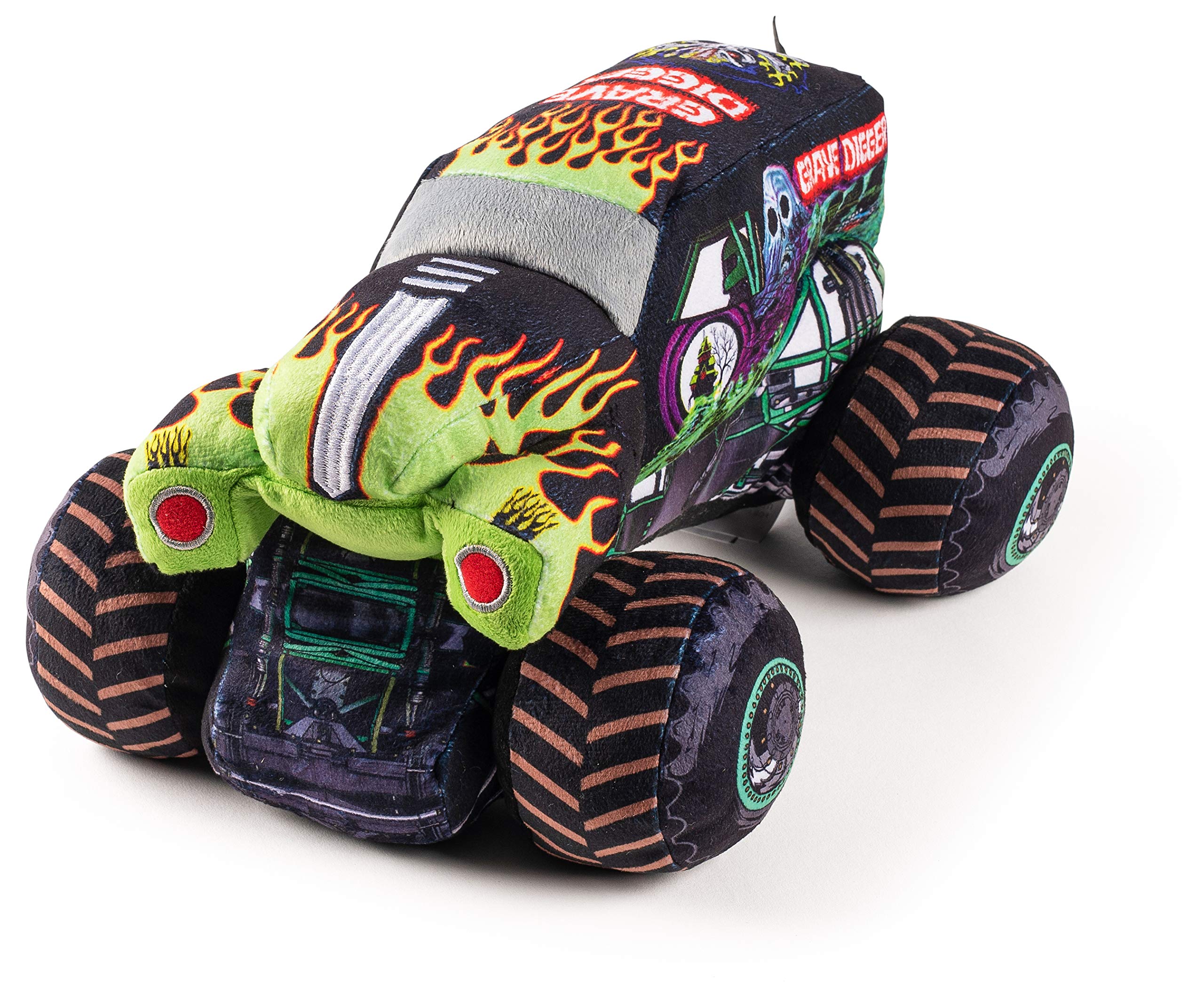 Jay Franco Monster Jam Grave Digger Plush Stuffed Pillow Buddy - Super Soft Polyester Microfiber, 12.5 inch (Official Monster Jam Product)