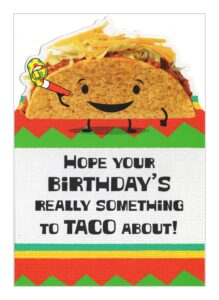 heartline by hallmark funny happy birthday card (taco about)