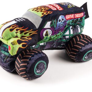 Jay Franco Monster Jam Grave Digger Plush Stuffed Pillow Buddy - Super Soft Polyester Microfiber, 12.5 inch (Official Monster Jam Product)