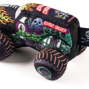 Jay Franco Monster Jam Grave Digger Plush Stuffed Pillow Buddy - Super Soft Polyester Microfiber, 12.5 inch (Official Monster Jam Product)