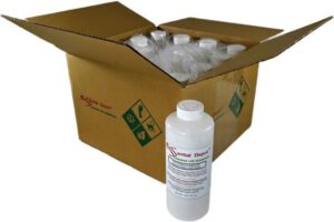 32 lbs potassium hydroxide flakes koh caustic potash anhydrous koh dry electrolyte - 16 x 2lb bottles - lye drain cleaner - hdpe container with resealable child resistant cap