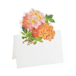 caspari jefferson's garden study die-cut place name cards - 8 per package