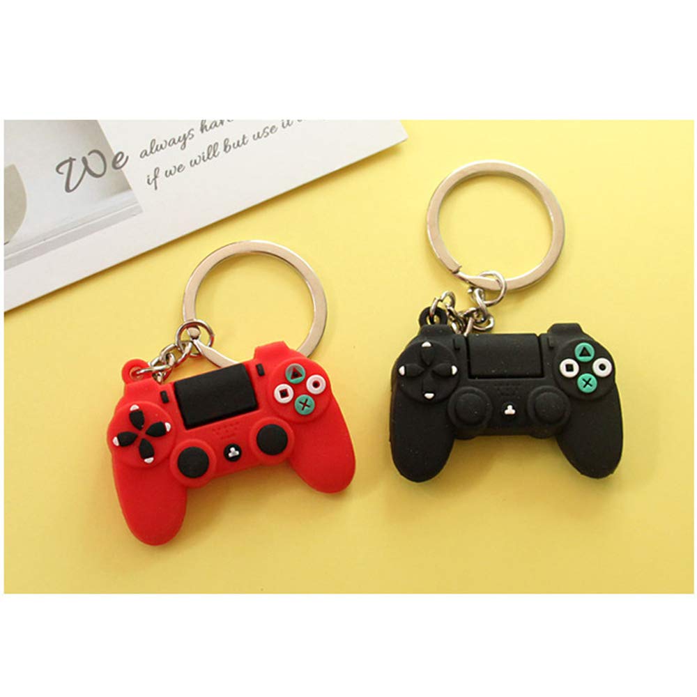 Finduat 10 Pcs Video Game Controller Handle Keychains for Video Game Party Favors Pendant, Birthday Party Baby Shower Party Favors, Gamer Party Bags for Game Birthday Party Supplies