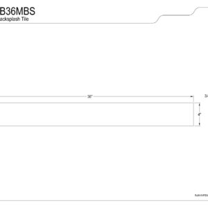 Kingston Brass Fauceture KVPB36MBS Templeton 36 in. Carrara Marble Vanity Top Backsplash, Carrara White