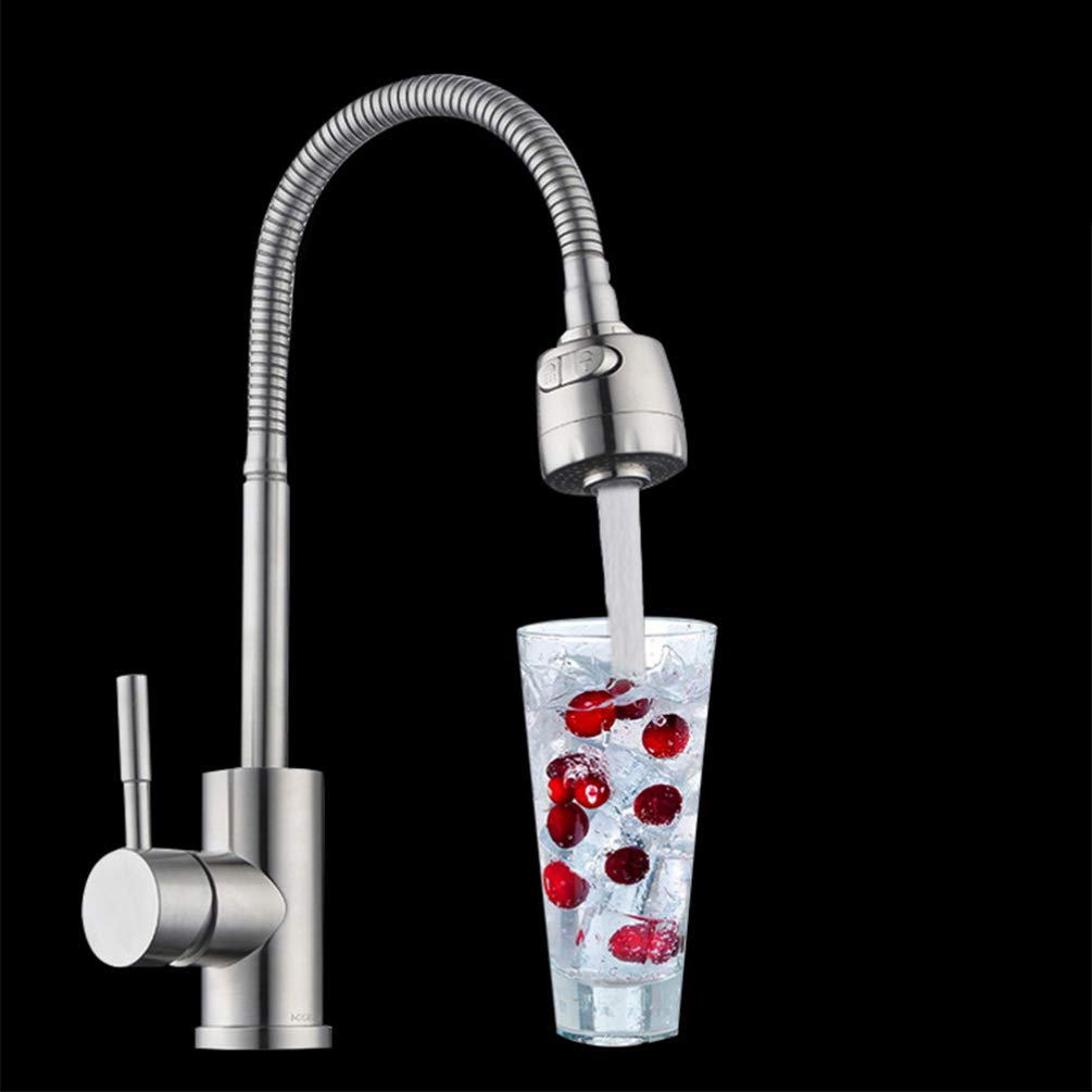 Bathtub Faucet Metal Kitchen Faucet Bathroom Spigot Single Handle Water Tap Kitchen Water Faucet Down Kitchen Faucet Kitchen Water Tap Kitchen Tap Stainless Steel Sink