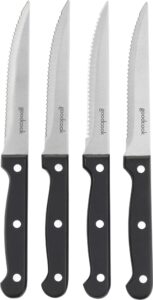 good cook steak knife set, 4 count