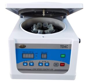 td4c beauty/lab centrifuge, digital bench-top centrifuge, 100-4000rpm (max.2200xg), 8x(10-15) ml tubes