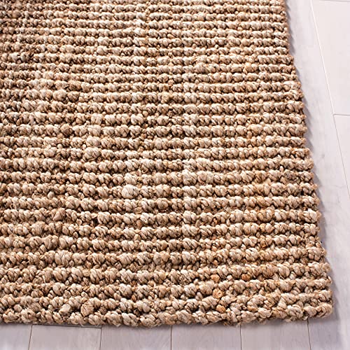 MARTHA STEWART x SAFAVIEH 5' x 7' Natural MSR9551A Handmade Farmhouse Jute Area Rug