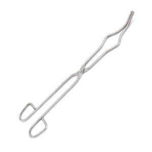 aaprotools 8” crucible tongs, round steel chrome, professional grade, 200mm