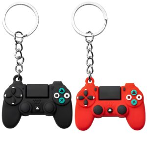 finduat 10 pcs video game controller handle keychains for video game party favors pendant, birthday party baby shower party favors, gamer party bags for game birthday party supplies