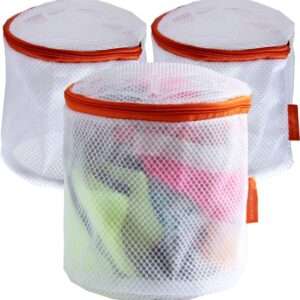 Delicate Set of Larger 3 Laundry Bra Washing Bags, Premium Quality: Lingerie Bags for Laundry,Bra, Hosiery, Stocking, Underwear & Lingerie and for More Washing Bag Set