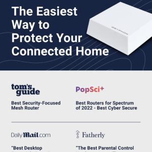 Gryphon Guardian Mesh WiFi Router and Parental Control System with Content Filters and Advanced Cyber Security