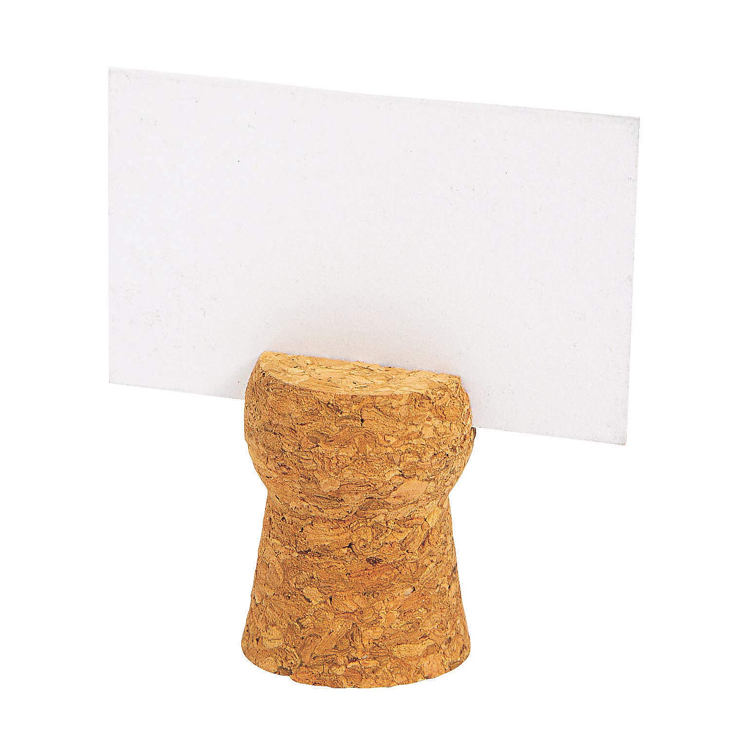 Fun Express Champagne Cork Place Card Holder 12PC - Party Supplies - 12 Pieces