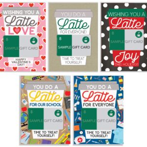 Tiny Expressions – Medical Appreciation Coffee Gift Card Holders (4 Pack) | Set of 4 with Envelopes | Hospital Themed 5"x7" Gifts for Nurses, Doctors, Medical Assistants & Employees | Made in USA