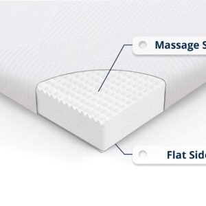 Home Sweet Home 3 Inch Memory Foam Mattress Topper Pressure-Relieving Bed Topper with Hypoallergenic Removable Bamboo Quilted Encasement for Easy Washing (Queen)