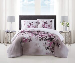 vince camuto lissara 3 piece full/queen duvet cover set (dcs3433fq-1800)