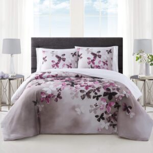 Vince Camuto Lissara 3 Piece Full/Queen Duvet Cover Set (DCS3433FQ-1800)