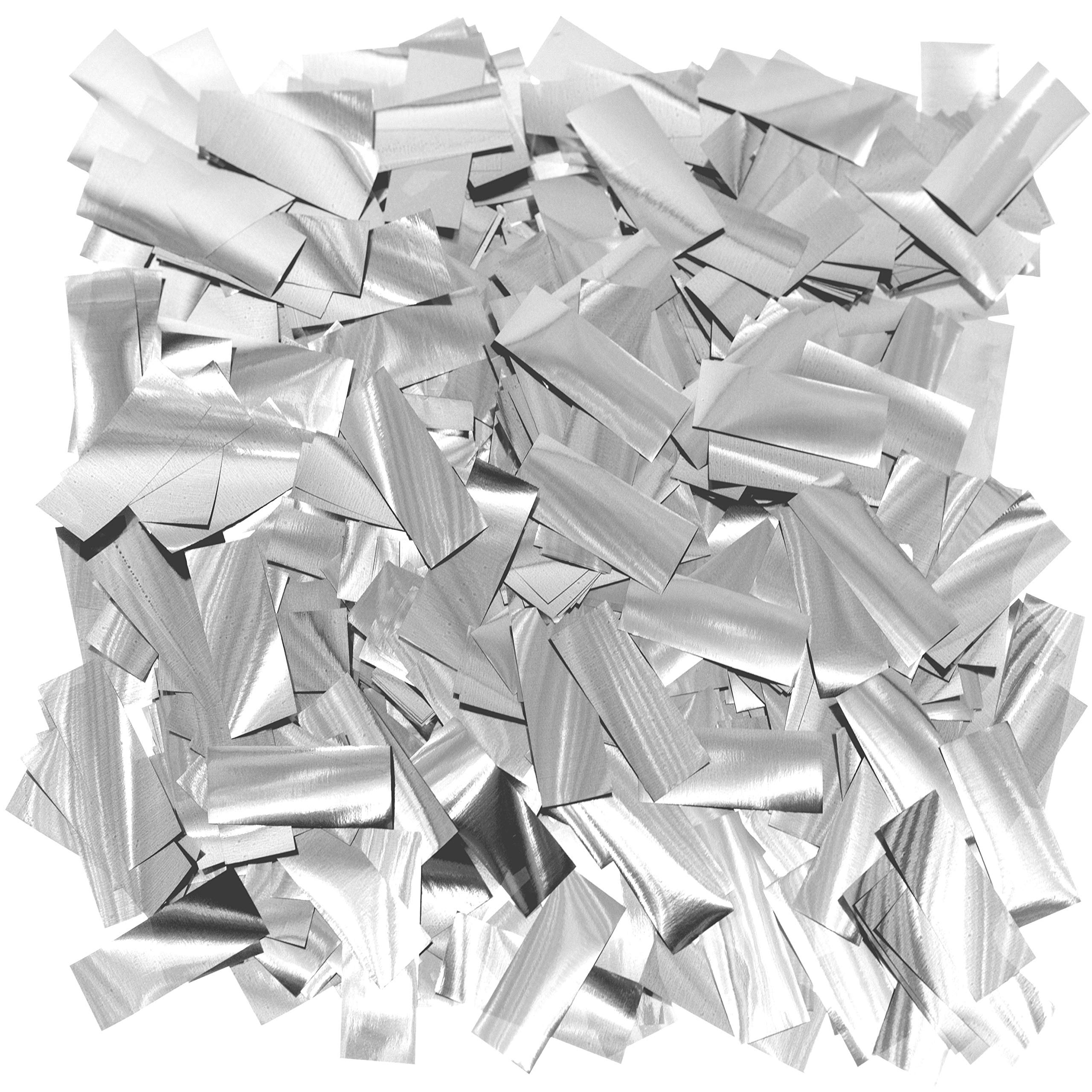 Silver Foil Metallic Strips Table Confetti Wonderland Birthday Baby Bridal Shower Party Mylar Confetti Wedding Bachelorette Graduation Party Table Scatter Sprinkles Sequins Confetti Decorations, 60g