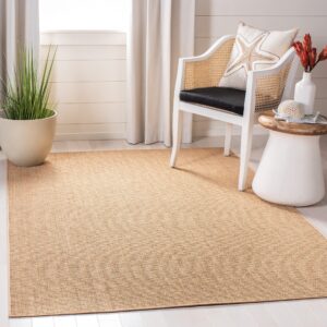 martha stewart x safavieh 5' x 7' beige msr9501b farmhouse sisal & jute area rug