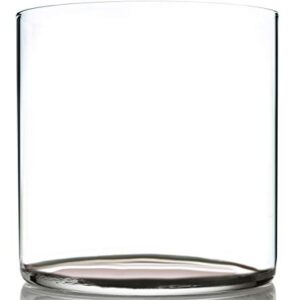 Amehla Ultra Thin Cocktail Glasses 12-ounce Double Old Fashioned Whiskey Glasses - Minimalist H20 Water Drinking Glass - (4)