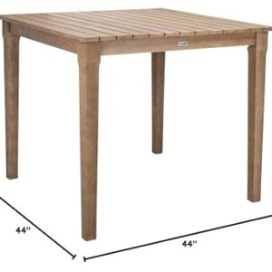 SAFAVIEH Couture Patio San Salvador 37-inch Natural Outdoor Bar Table